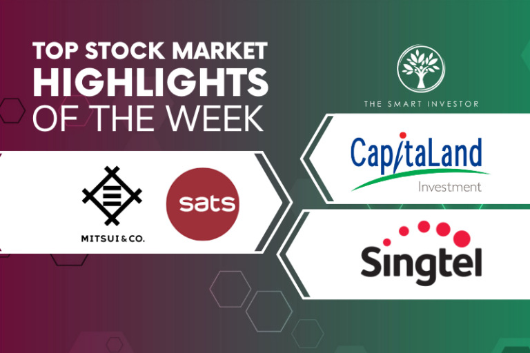 Top Stock Market Highlights of the Week: CapitaLand Investment, Singtel ...